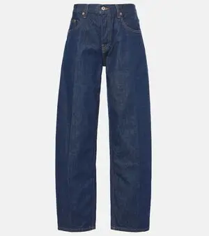 Tapered Wide Leg Jeans