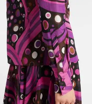 Emilio Pucci Fontane Cotton Muslin Shirt - Pink