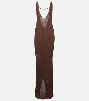 BANANHOT Sequined Maxi Dress