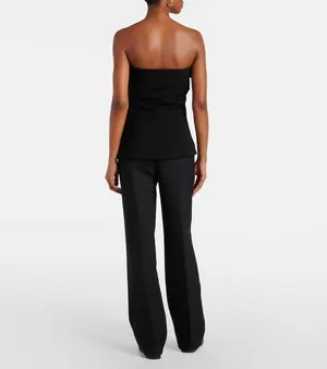 Proenza Schouler Felicity Strapless Crepe Top