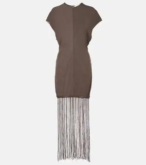 Faithfull The Brand Brita Fringed Minidress - Brown