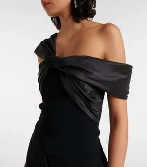 Simkhai Celiana Taffeta Top