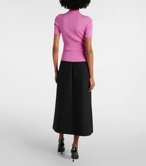 Oscar De La Renta Jersey Top