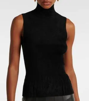 Proenza Schouler White Label Mackenzie Chenille Turtleneck Top