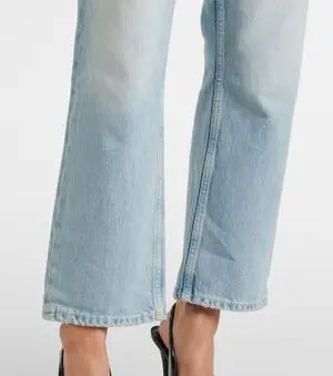 RE/DONE Easy Straight Cropped Jeans