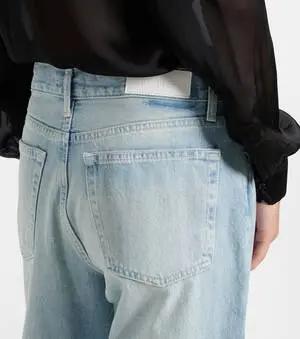 RE/DONE Easy Straight Cropped Jeans
