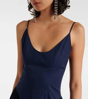 Staud Dena Cotton Midi Dress
