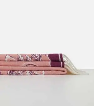 Etro Floral Wool Throw
