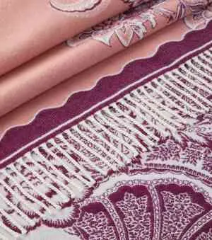 Etro Floral Wool Throw