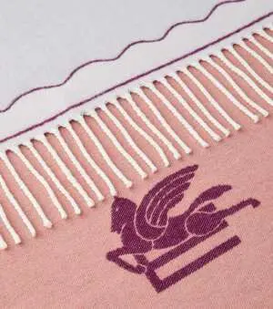 Etro Floral Wool Throw