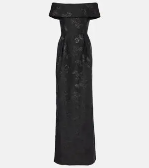 Rebecca Vallance Henrietta Brocade Bustier Gown