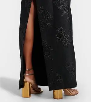 Rebecca Vallance Henrietta Brocade Bustier Gown