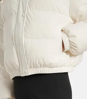 YVES SALOMON Doudoune 58cm Shearling-trimmed Ski Jacket
