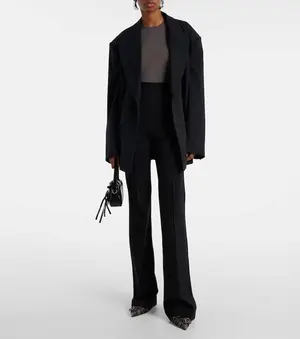 Wardrobe.NYC Flared Trousers