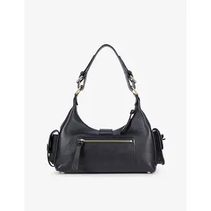 The Kooples Amelia Leather Shoulder Bag - Black