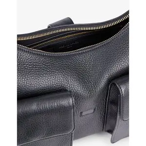 The Kooples Amelia Leather Shoulder Bag - Black
