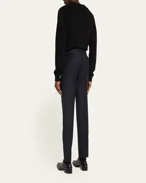 TOM FORD O'connor Master Twill Trousers - Ink