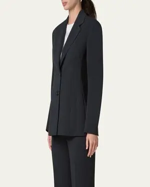 Akris Walker Wool Stretch Jacket