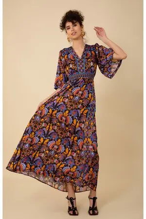 Hale Bob Hale Bob Felicity Maxi Dress Black