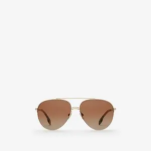 Burberry Aviator Sunglasses - Light Brown