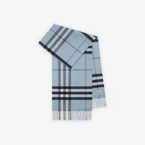 Burberry Check Cashmere Scarf Bank