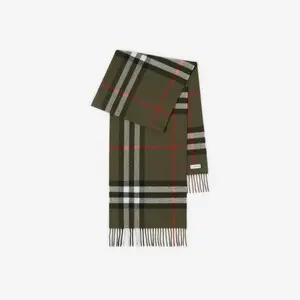Burberry Check Cashmere Scarf Loch