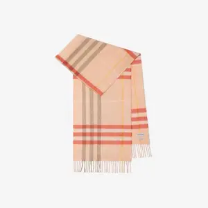Burberry Check Cashmere Scarf Teacup