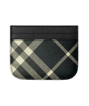Burberry Check Card Case