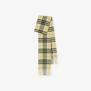 Burberry Narrow Check Cashmere Scarf