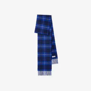 Burberry Narrow Check Cashmere Scarf