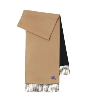 Burberry Reversible Cashmere Scarf Camel/black