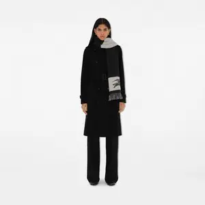 Burberry Ekd Logo Wool Scarf