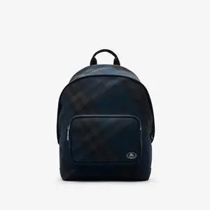Burberry Grid Backpack - Navy