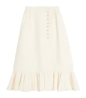 Valentino Garavani Button Detailed Skirts