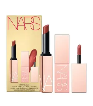NARS Afterglow Lipstick & Mini Liquid Blush Duo - Aragon