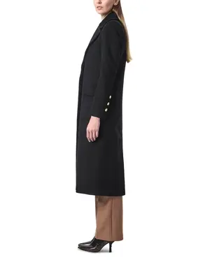 Bernardo Classic Tailored Wool Melton Coat
