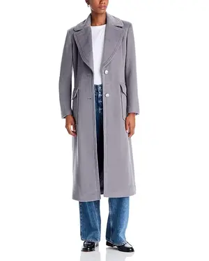 Bernardo Classic Tailored Wool Melton Coat