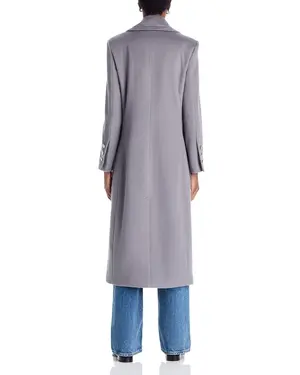Bernardo Classic Tailored Wool Melton Coat
