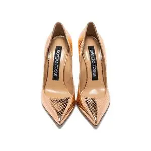 SERGIO ROSSI Godiva 090 Python Effect Pumps