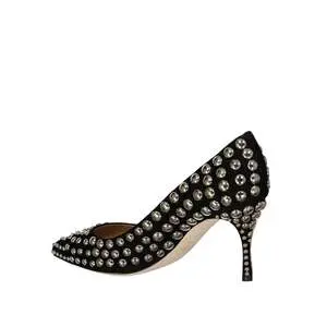 SERGIO ROSSI Godiva 075 Studded Leather Pumps