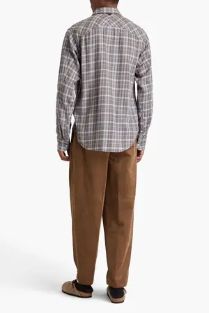 Rag & Bone Fit 2 Yokohama Checked Cottonflannel Shirt