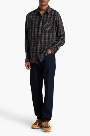 Rag & Bone Fit 2 Yokohama Checked Cottonflannel Shirt - Midnight Blue