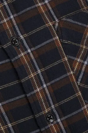 Rag & Bone Fit 2 Yokohama Checked Cottonflannel Shirt - Midnight Blue