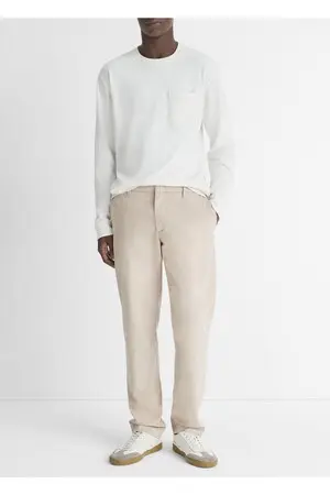 Vince Dylan Slim Cotton Chino Pant - Natural