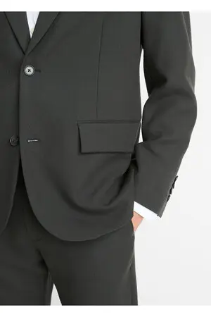 Vince Italian Virgin Wool Single-breasted Blazer