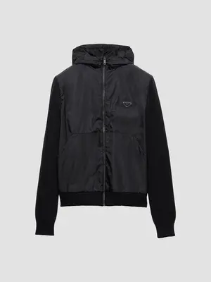 Prada Cashmere And Wool Cardigan - Black