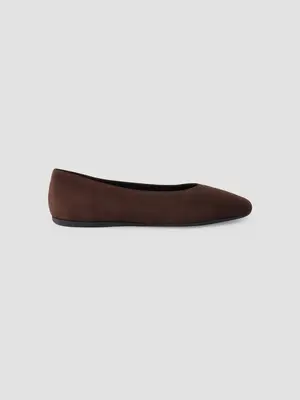 PRADA Suede Ballerinas