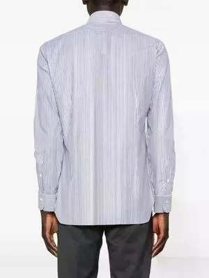 BARBA NAPOLI Striped Shirt - Blue