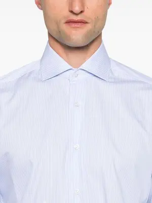 BARBA NAPOLI Striped Shirt - Blue