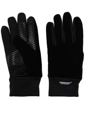 Undercover Logo Print Gloves